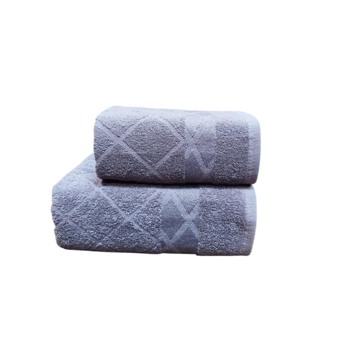 Set Asciugamani Petra in Cotone | Lavorazione Jacquard Geometrica – Re ...